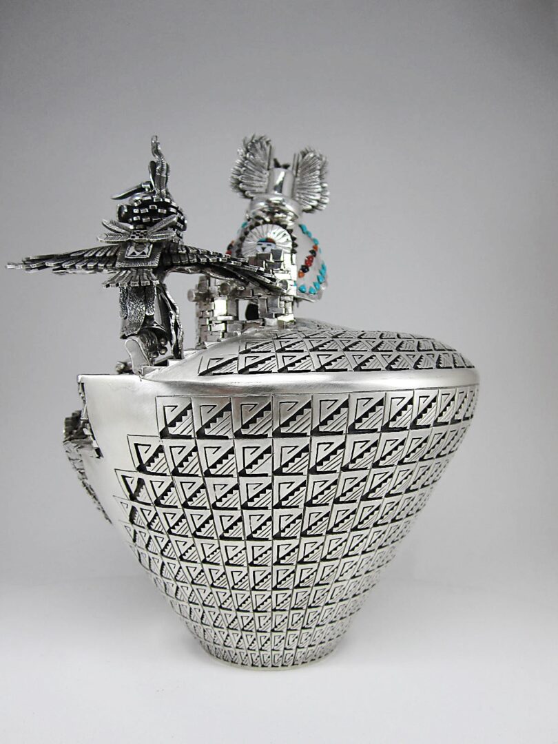 Award-Winning Silver Sculpture by Alvin Vandever - Old Town Jewels